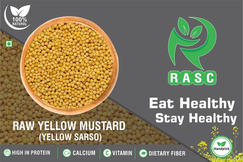 RASC Whole Yellow Mustard I Pili Sarso I Pack of 200g Price in India ...
