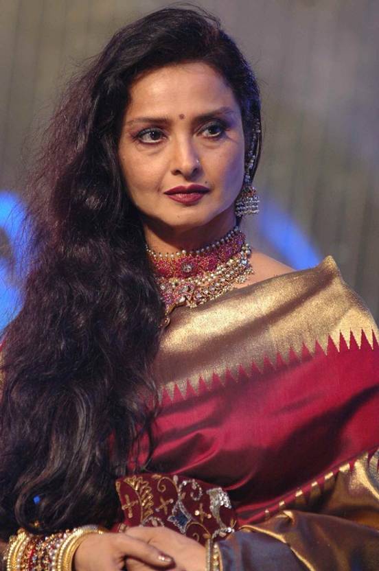 Indian Film Actress Rekha Poster MultiColor PhotoPaper Print 12 inch X ...