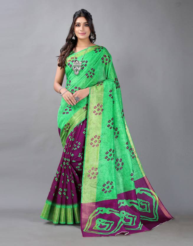 Buy Samah Printed, Geometric Print, Woven, Embellished Bollywood Pure ...