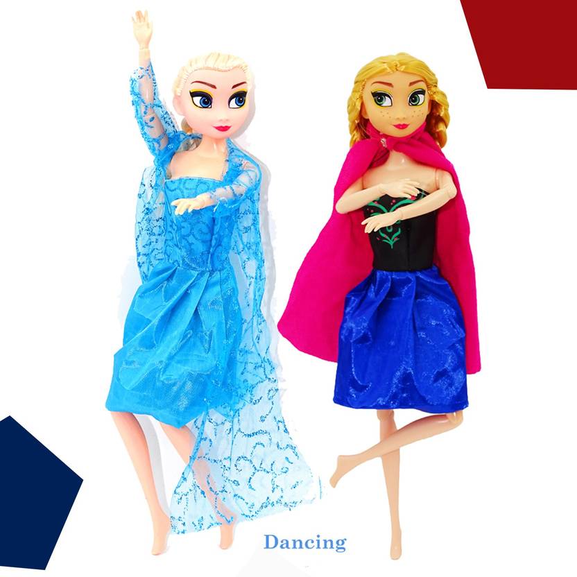 poksi Frozen Sister Anna & Elsa Fashion Doll Set _05 - Frozen Sister ...