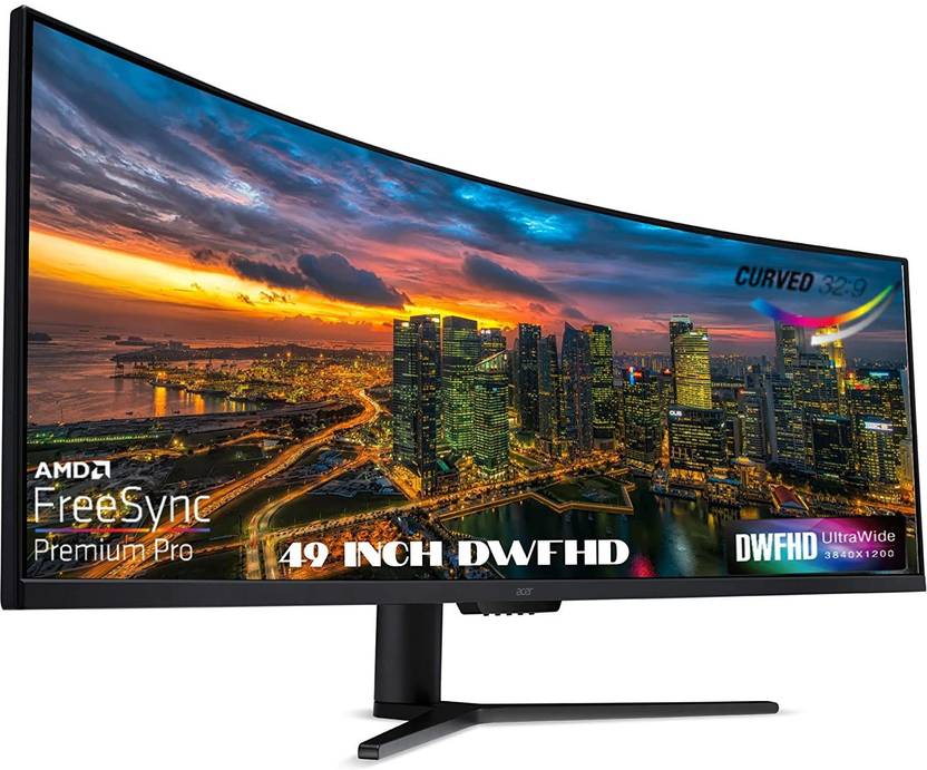 acer 49 inch Curved Full HD LED Backlit VA Panel Monitor (EI491CR 49 ...