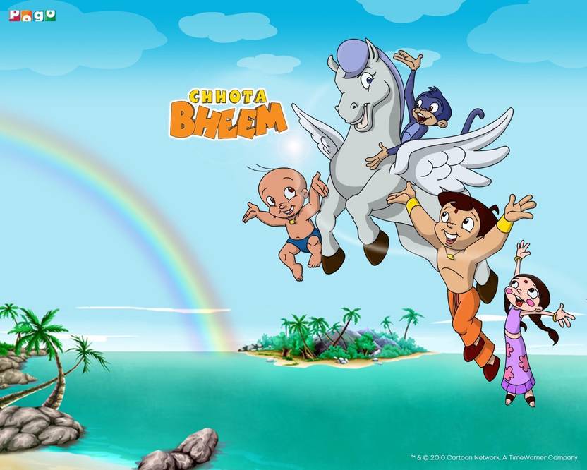 CHOTA BHIM CARTOON COMIC WALLPAPER ON FINE ART PAPER HD ON 24X36 LARGE ...