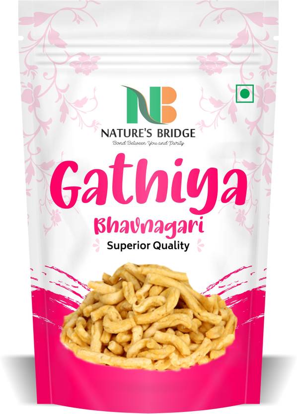 Nature's Bridge Bhavnagari Gathiya 250 Gm | Gujarati Namkeen Snacks ...