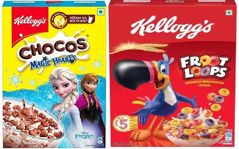 Kellogg's by KELLOGGS Chocos Magic Hearts & FROOT LOOPS Box Price in ...