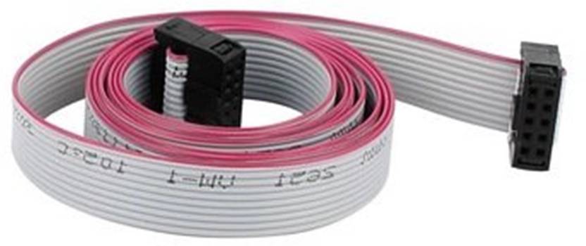 e4u 10 Pin FRC Cable Female To Female 2mm Medium Pitch Connector 24 ...