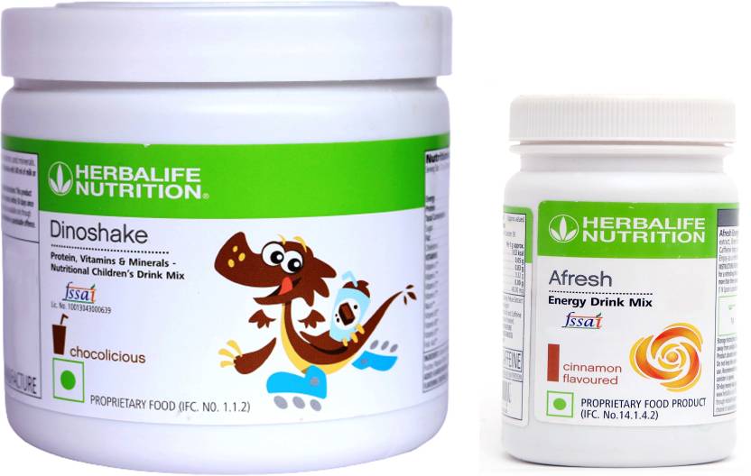 Herbalife Nutrition Dino Shake Chocolate Flavor With Afresh Energy ...
