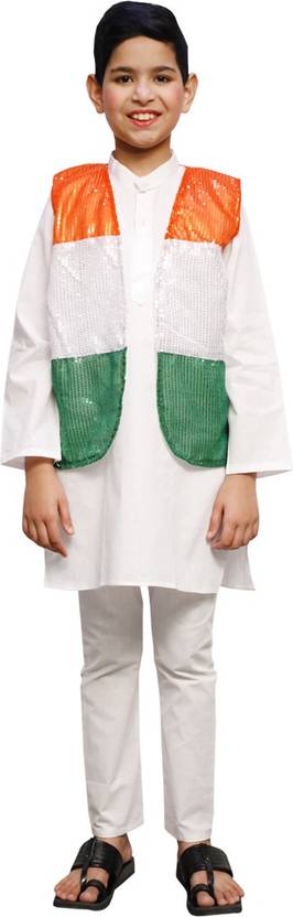 ITSMYCOSTUME Tricolor Costume Dress for Kids Complete Set for Boys ...