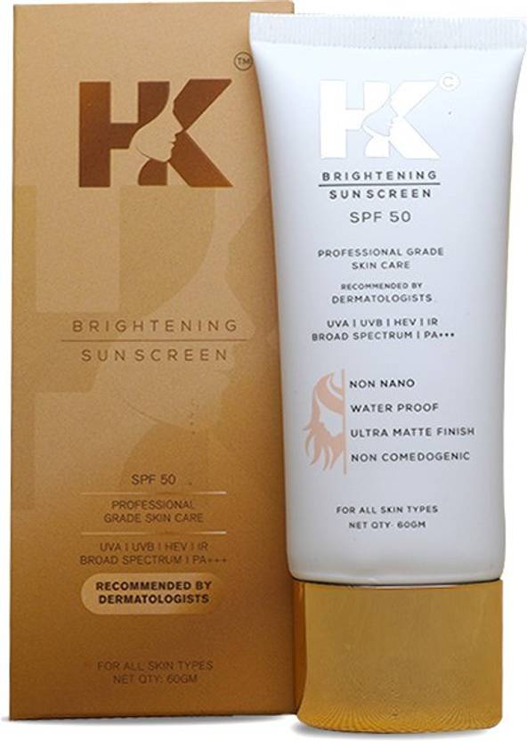 HK BRIGHTENING SUNSCREEN SPF50 - SPF 50 PA+++ - Price in India, Buy HK ...