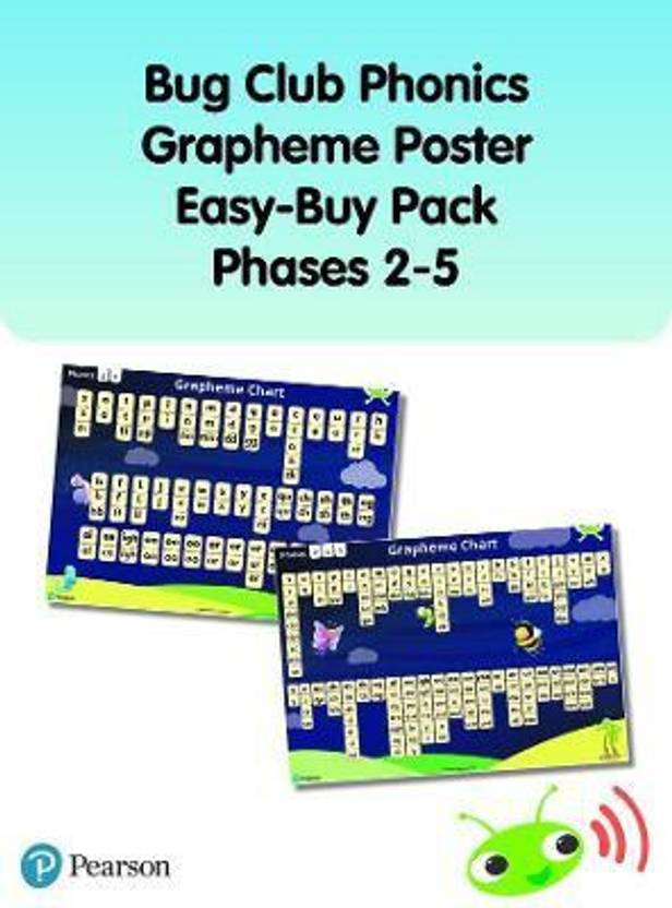 Bug Club Phonics Grapheme Poster Easy-Buy Pack Phases 2-5: Buy Bug Club ...