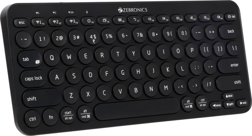 ZEBRONICS Zeb- K5000MW (Black) Bluetooth Laptop Keyboard - ZEBRONICS ...