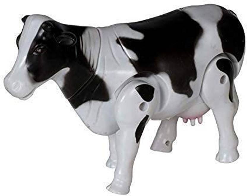 SK TOY ZONE Battery Operated Walking Milk Cow Funny Toy with Light and ...