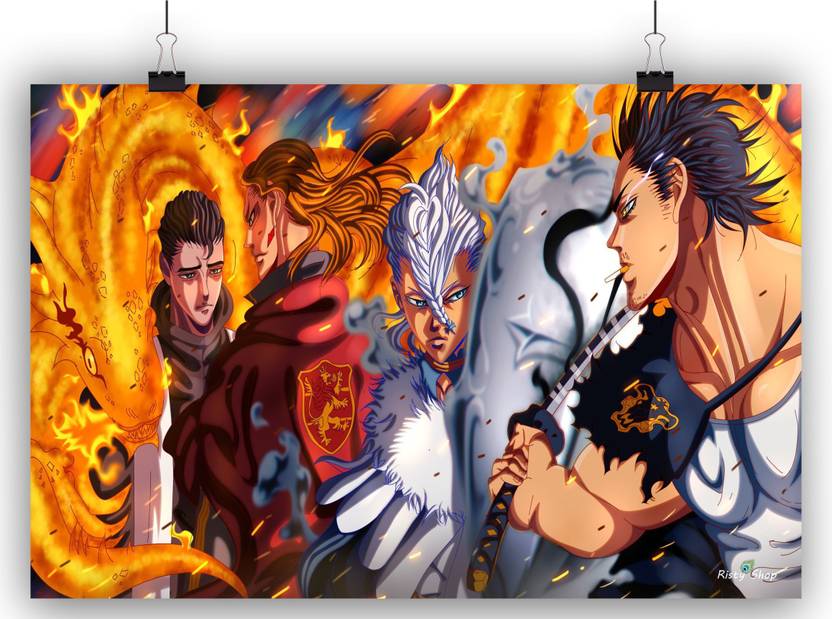 Yami Sukehiro Fuegoleon Vermillion Poster 12x18 inch Paper Print ...
