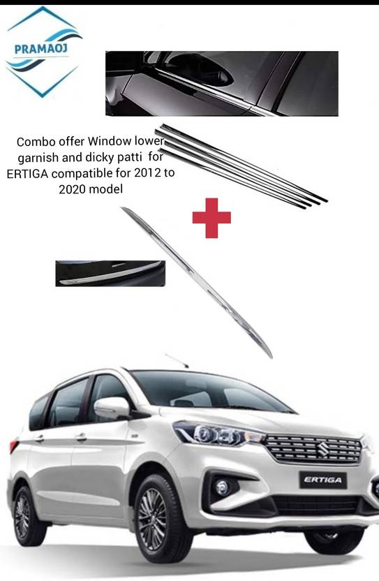 PRAMAOJ Dicky Chrome patti Garnish For Maruti Suzuki Ertiga Type-3,2018 ...