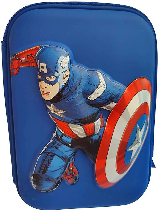 Flipkart.com | TIDDHI 3D Captain America Pencil Pouch Pencil Box (Blue ...