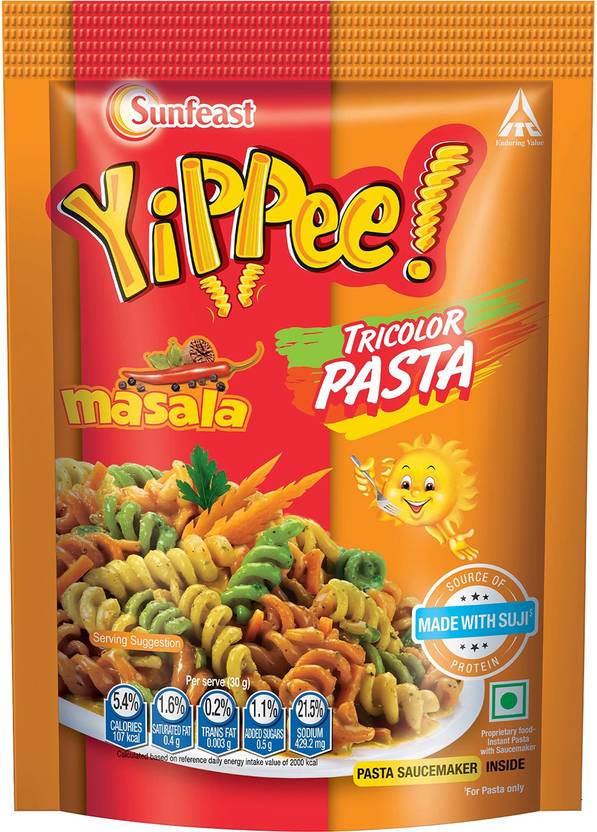 Sunfeast YiPPee! Tricolor Instant Pasta, Masala Pasta Price in India ...