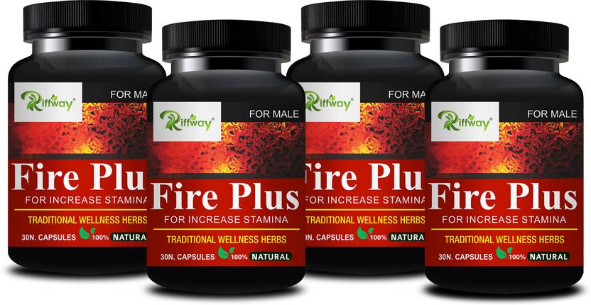 Riffway Fire Plus Organic Tablets | Heigher Male Self-Esteem & Improves ...