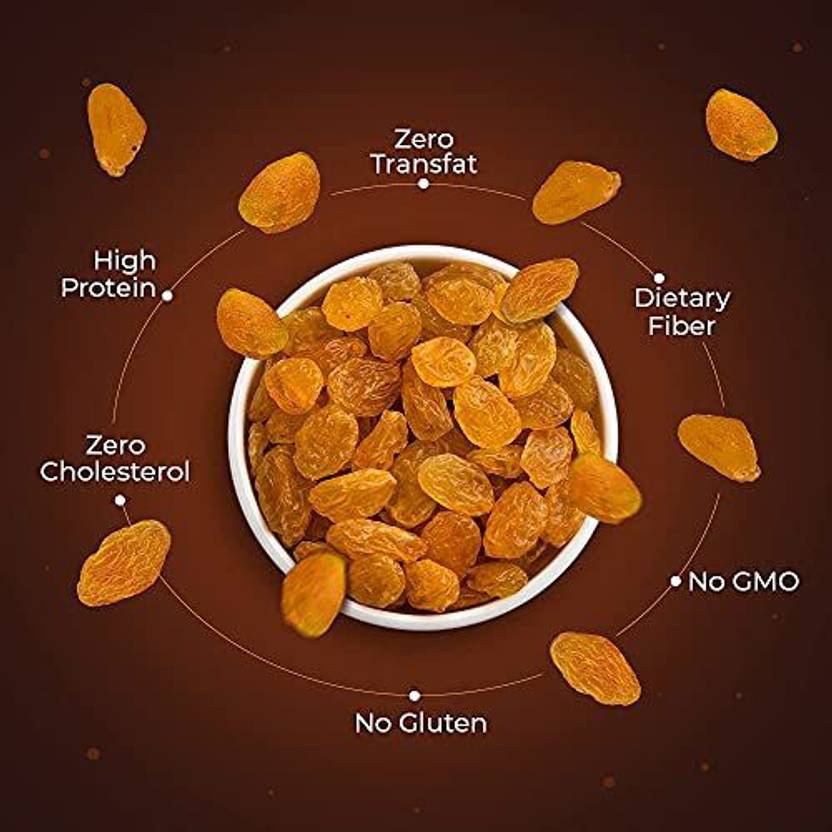 Organic Purify Premium Seedless Green Raisins Value Pack Pouch, 2 Kg ...