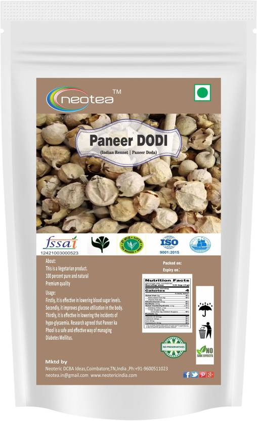 neotea Paneer DODI | Indian Rennet | Paneer Doda | Withania Coagulans ...