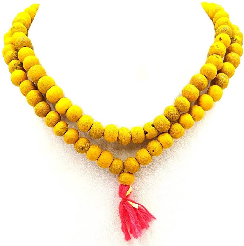 YouthPoint Haldi Mala for Pooja 108 Beads Original gath for jaap jap ...
