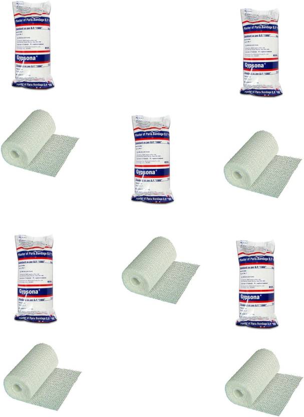 BSN Medical Gypsona Plaster Of Paris Bandage 4" 10Cm*2.7Mt(Pack Of 5 ...