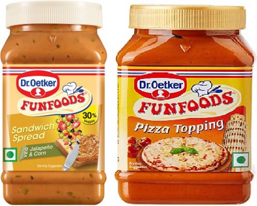 Funfoods By Dr Oetker Veg Mayonnaise Jalapenoandcorn Pizza Topping
