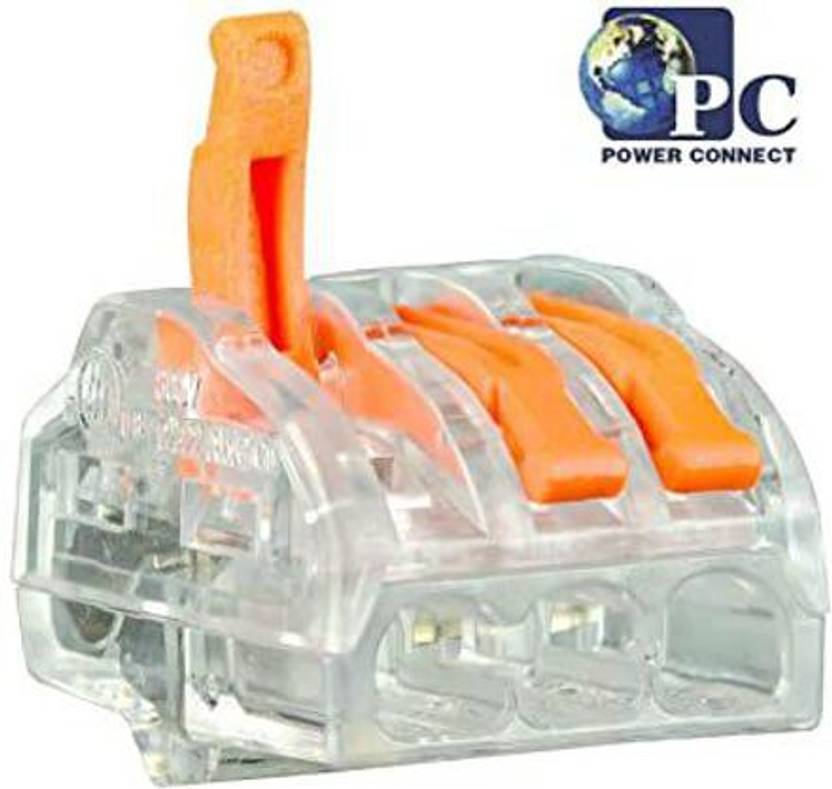 POWER CONNECT Releasable Wire Connector (SET OF 10 Pcs). Spring Force ...