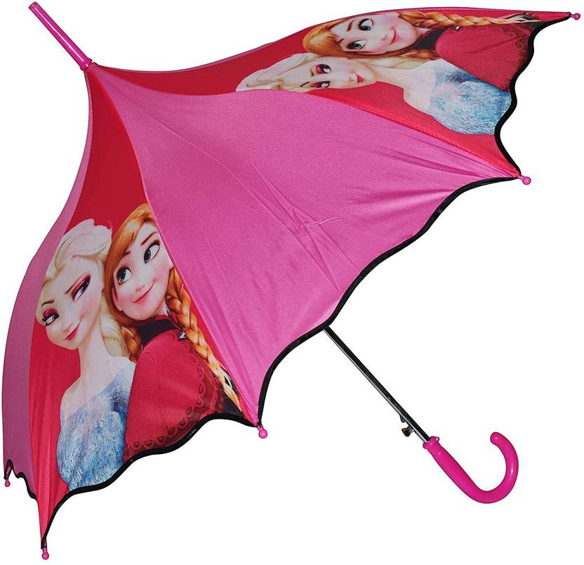 CHAATEWALA Pagoda Elsa Frozen Umbrela,Pink Frozen with Elsa Umbrella ...