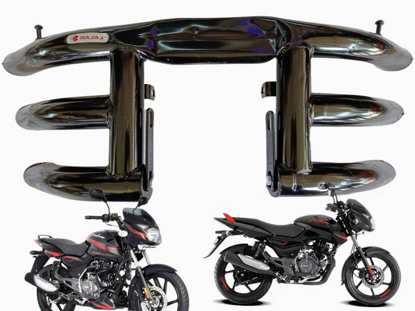SAFETY ZONE BAJAJ PULSAR 125 150 CRASH GUARD HEAVY DUTY Price in India ...