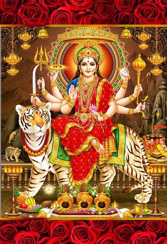 Poster Maa Durga Maa Vaishnodevi Ji Maa Jagdamba Maa Ambe sl470 (Wall ...