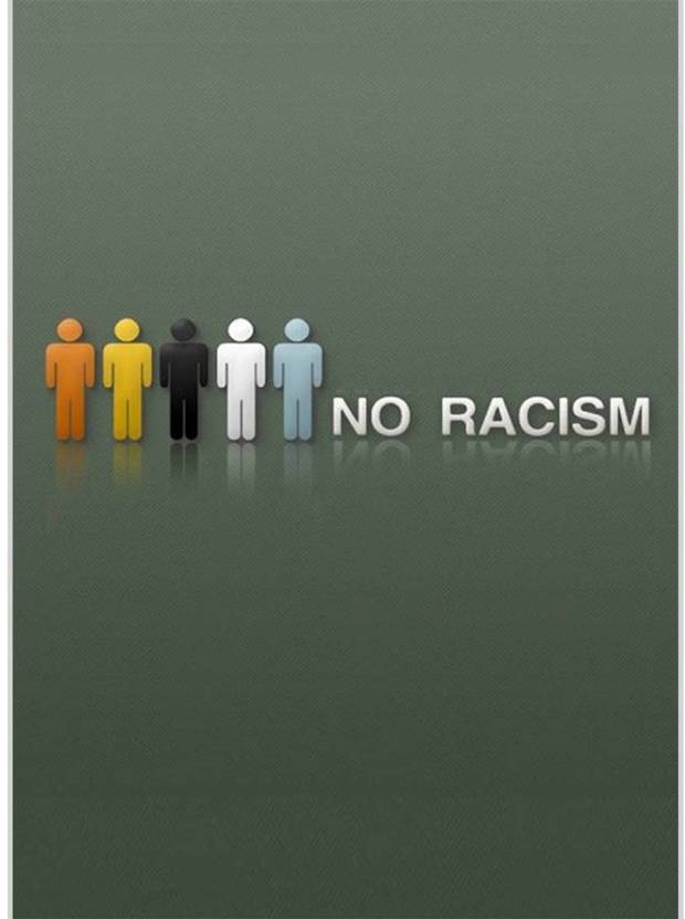Poster No Racism sl952 (Plastic Large Wall Poster, 36x24 Inches ...
