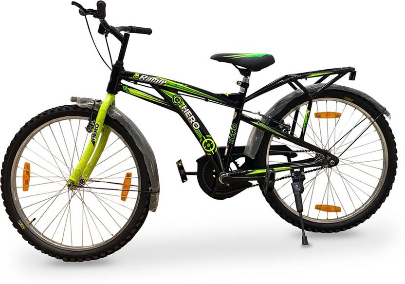 HERO Rafale 24T (Junior) IBC Single Speed Cycle, Free Bell & Lock 24 T ...