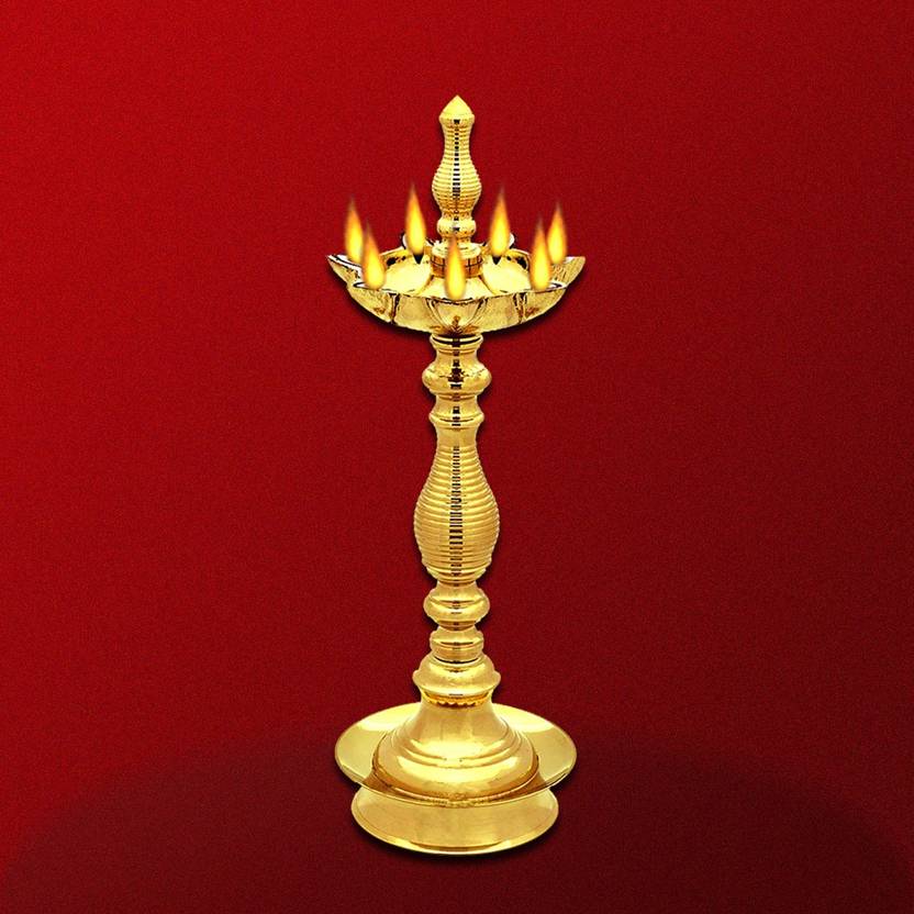 SSV's 7 Faced Kalas Samai Also Known as Goa Samai with Lined Pattern ...