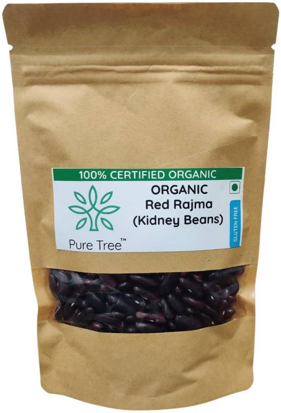 Pure Tree Organic Red Rajma (Whole) (Kidney Beans) Price in India - Buy ...