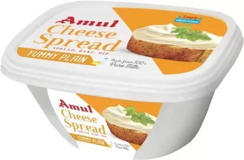Amul CHEESE SPREAS YUMMY PLAIN 200G-1PIC Buttermilk Price in India ...