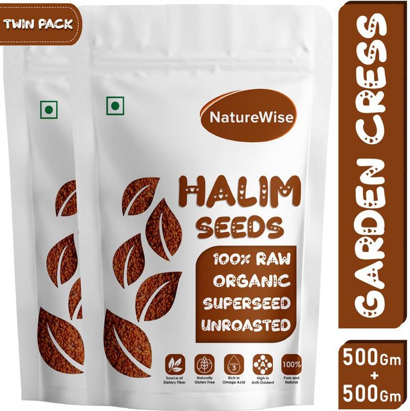 Naturewise Organic Halim Seeds- Aliv Seeds | Haleem Seeds | Halim Seeds ...
