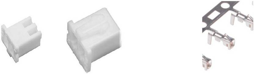 AEAAICO 2 Pin JXT XH Female Connector - 2.54mm Pitch with JST XH Crimp ...