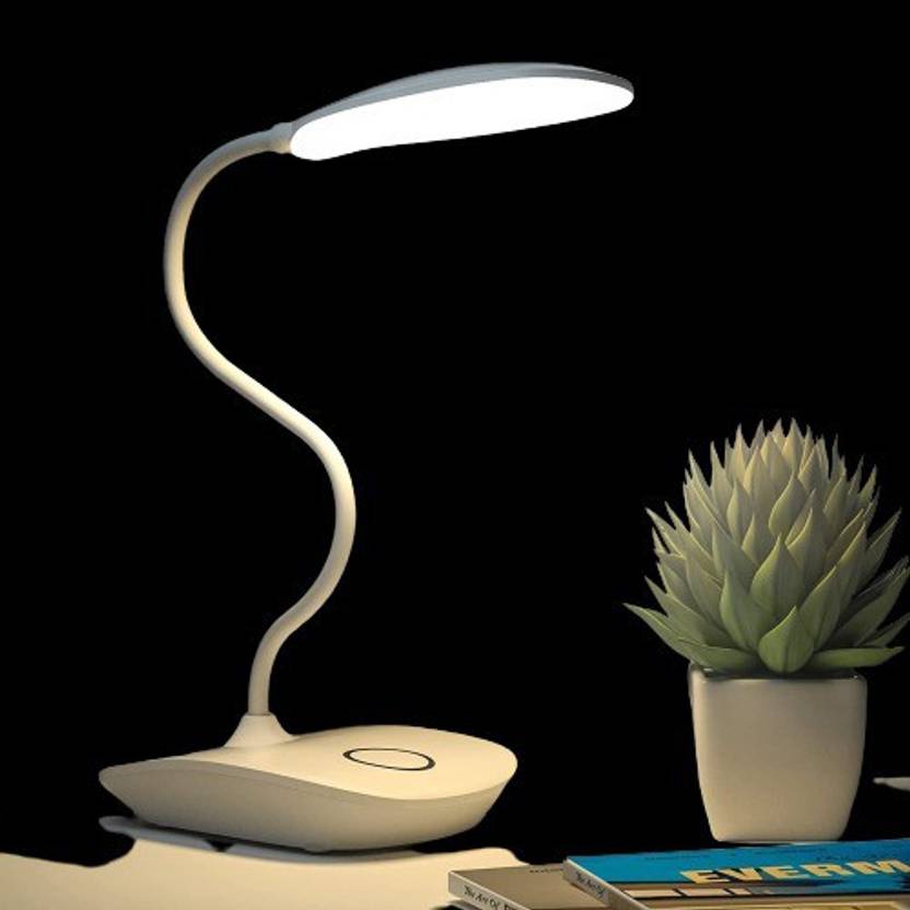 Gesto Battery Operated Table lamp for Study table, Touch On/Off Control ...