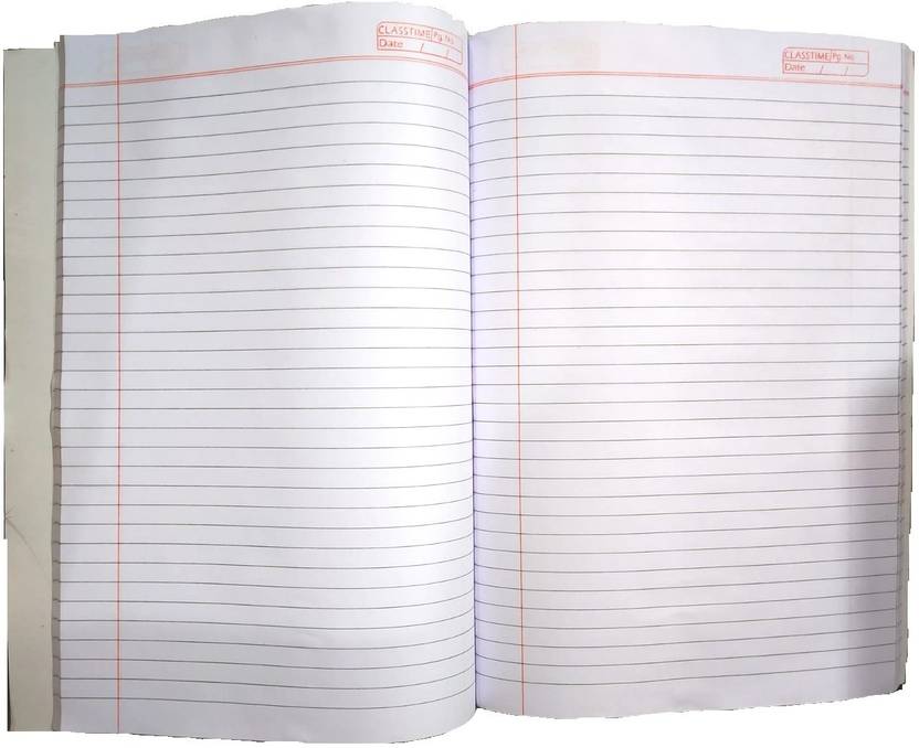 Craftwings A4 Register (Pack Of 5), Single Line Ruled (210x297 mm) long ...