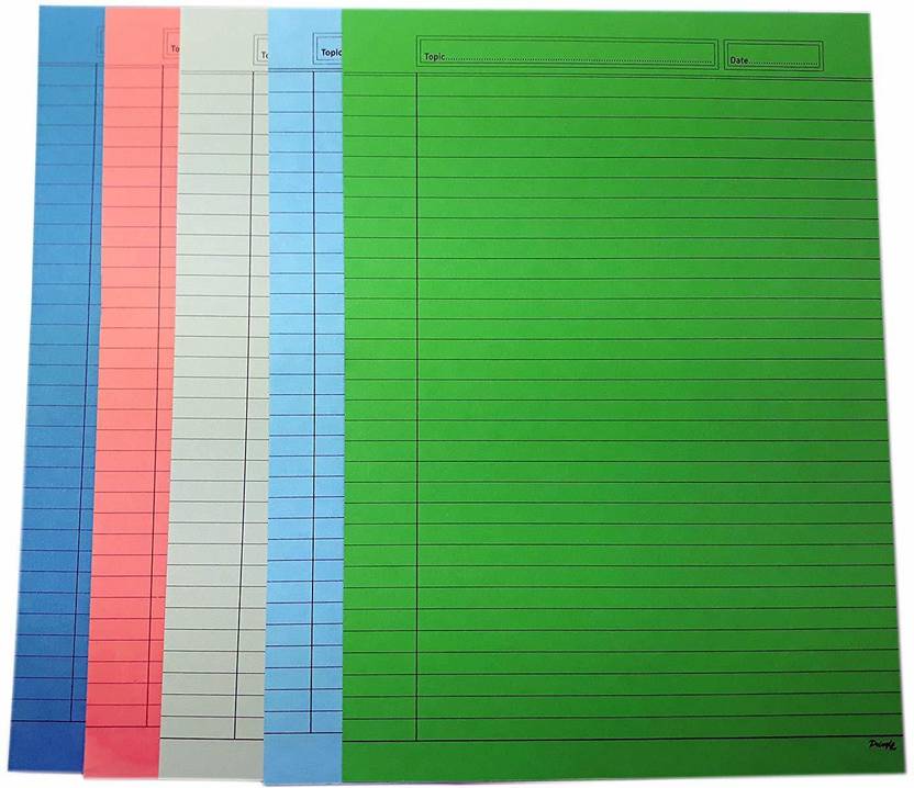 Flipkart.com | KRASHTIC One Side Ruled A4 Sheet Paper for School and ...