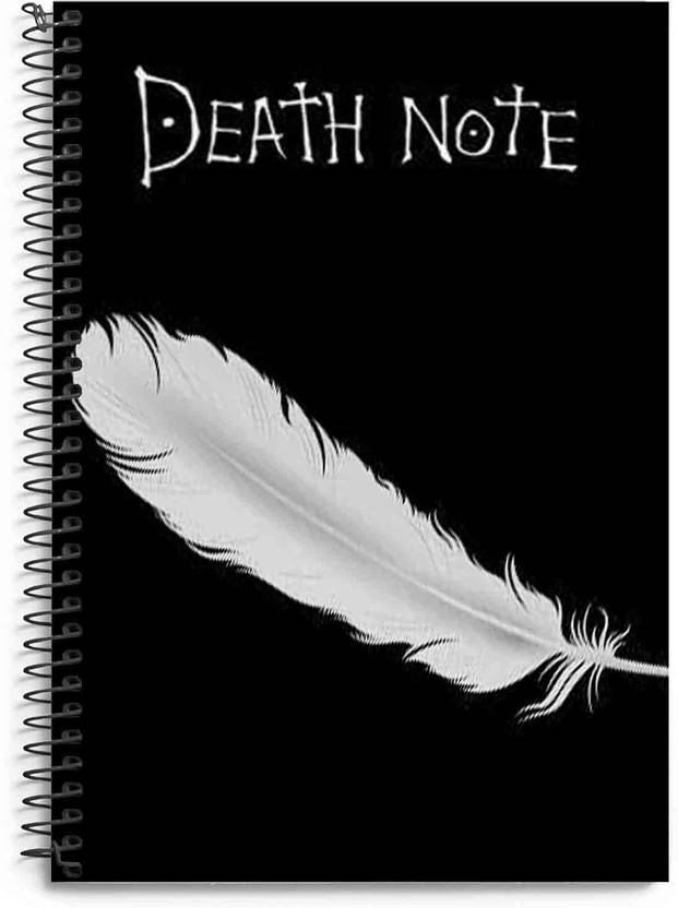 craft maniacs DEATH NOTE BLACK HI 160 RULED PAGES HI QUALITY DIARY A5 ...