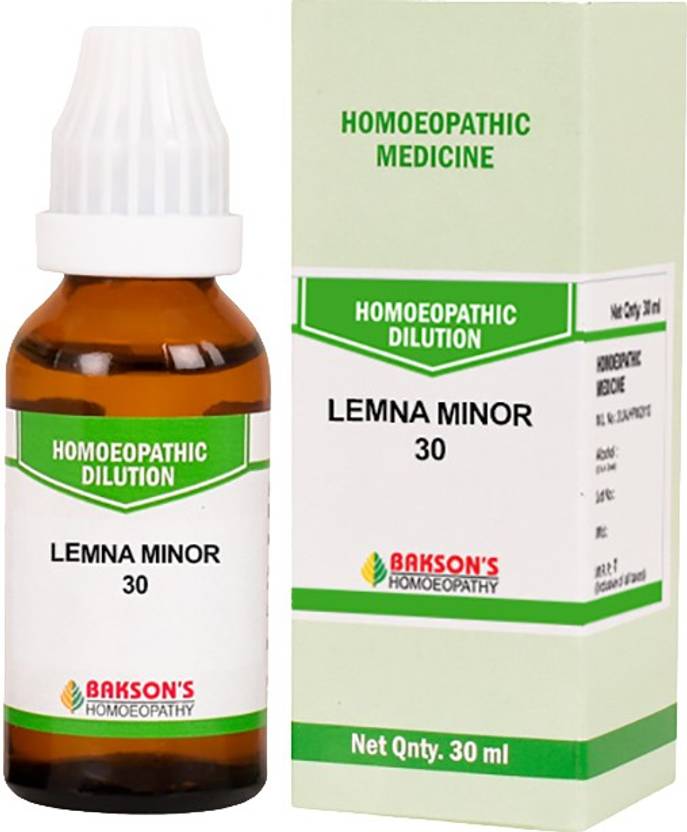Baksons Homoeopathy Lemna Minor 30 Dilution Price In India Buy