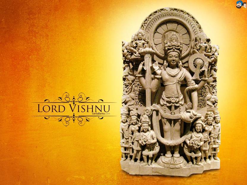 Poster Vishnuji Ji sla1394 (Wall Poster, 13x19 Inches, Matte Paper, Multicolor) Fine Art Print ...