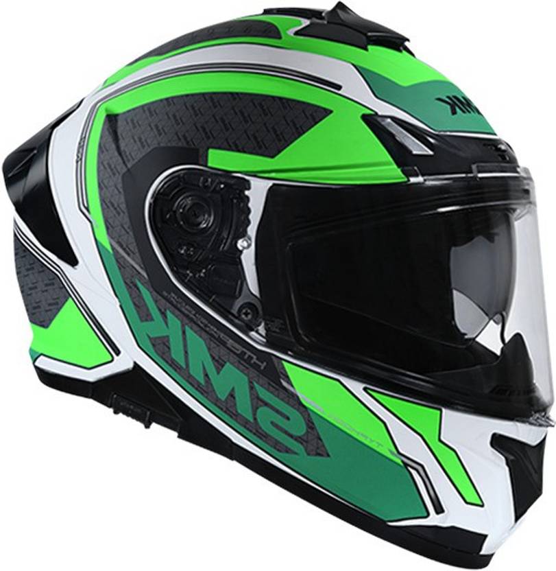 SMK Typhoon RD1 GL186 (Size-S) Full Face Compact & Aerodynamic ...