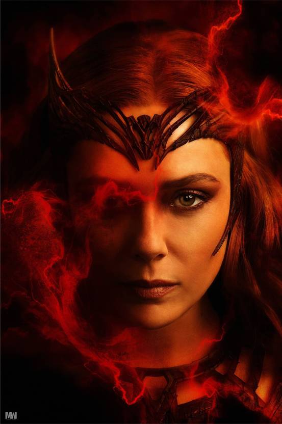 Doctor Strange in the Multiverse of Madness Wanda Poster 18 x 12 inch ...