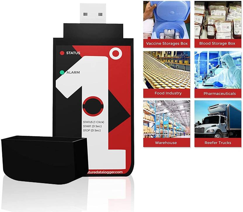 Ace Instruments Disposable Temperature Datalogger for Pharmaceuticals ...