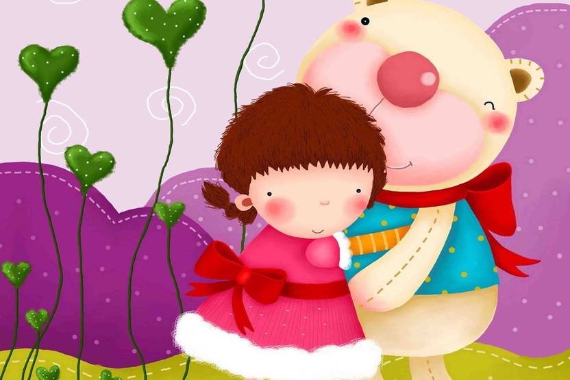 Cute Cartoon Poster|Lovable Kids Cartoon Wall Poster For Study Room ...