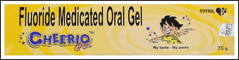 Fotnil CHEERIO MEDICATED ORAL GEL IN (75 g, Pack of 3.) Toothpaste ...