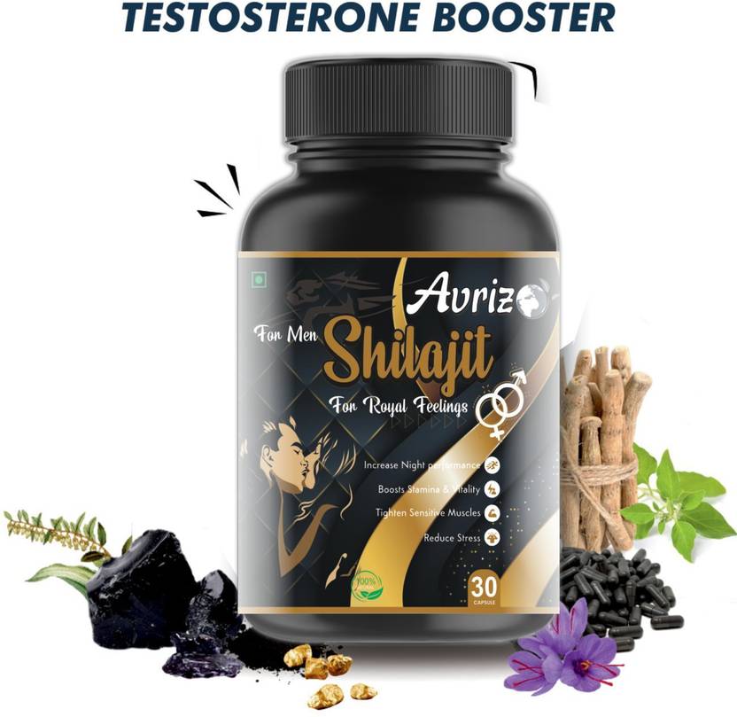 Avrizo Natural Play On Shilajit Gold Sexual Power Timing Capsule For