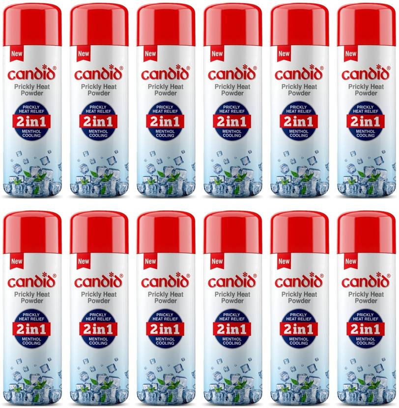 Candid Prickly Heat Powder 120g, Pack of 12 - Price in India, Buy ...