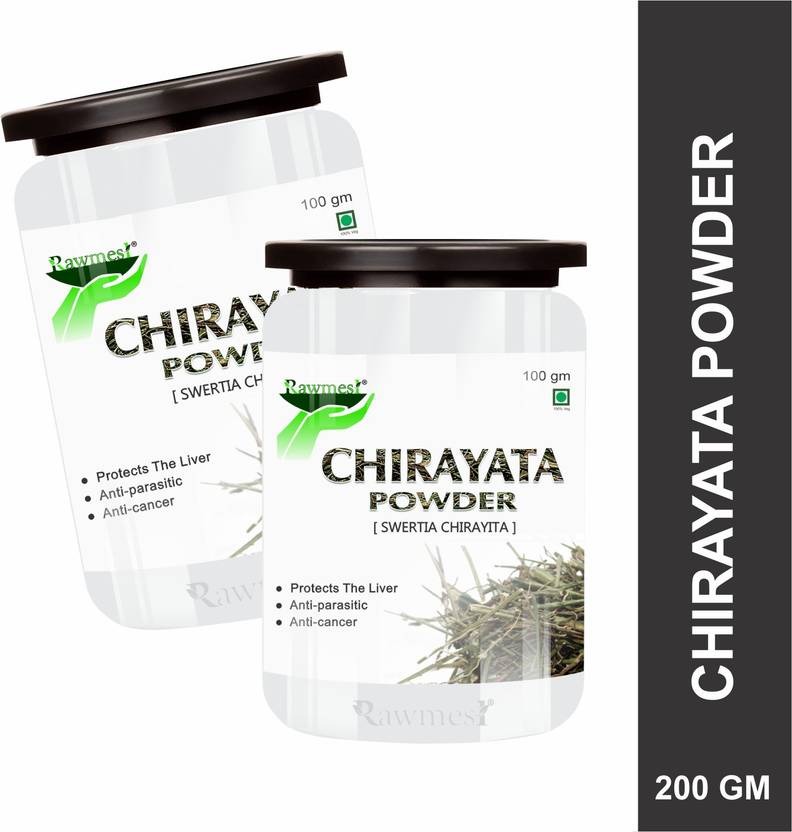Rawmest Natural Chirayata Powder|Organic Kalmegh Powder|Swertia Chirata ...